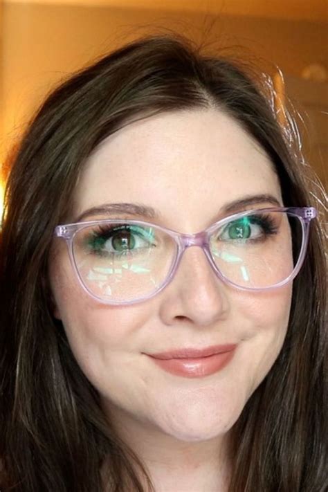 Purple Circle Glasses Frame