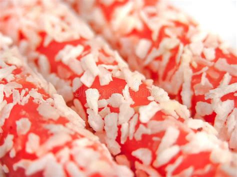 Candy Cane Candy In The Shape Of A Small Stick Made Of Colored Sugar Paste Stock Image Image
