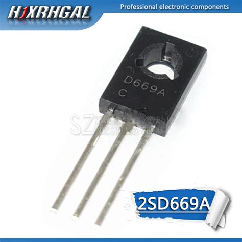 1pcs 2sd669a To126 2sd669 D669a D669 To-126 Triode Transistors 2sb649 ...