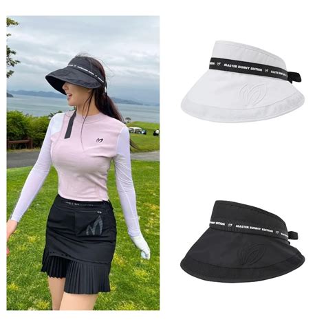 여성용 골프 빈 탑 모자 큰 챙이 햇빛 차단 모자 스포츠 테니스 볼 캡 Aliexpress