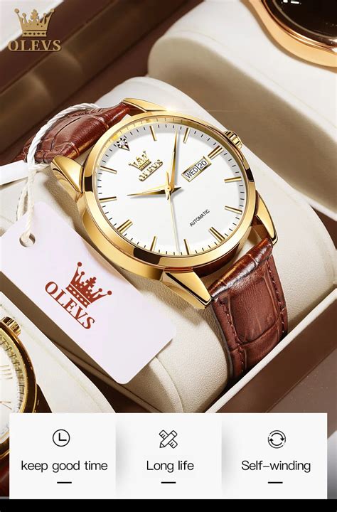 Olevs 6629m Automatic Movement Chronograph Watch Olevs Watches