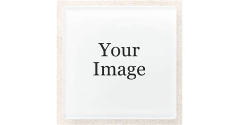 Custom Photo Glass Coaster Zazzle