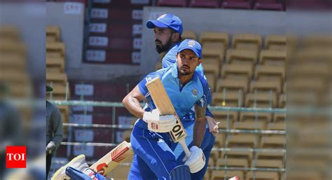 Vijay Hazare Trophy Manish Pandey Kl Rahul Take Karnataka To Victory