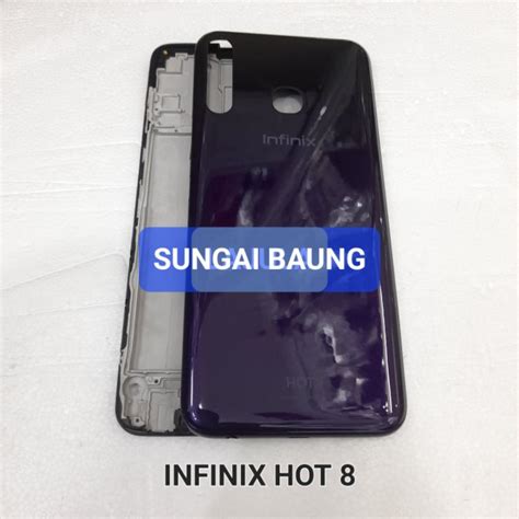 Jual Kesing Housing Casing Full Set Infinix Hot 8 Frame Backdoor