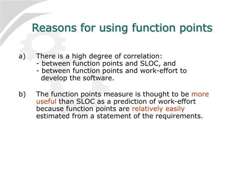 Ppt Software Function Source Lines Of Code And Development Effort Prediction Powerpoint