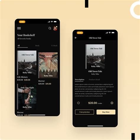 Ebook UI App Design On Behance