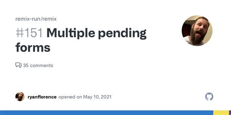 Multiple Pending Forms Issue Remix Run Remix Github