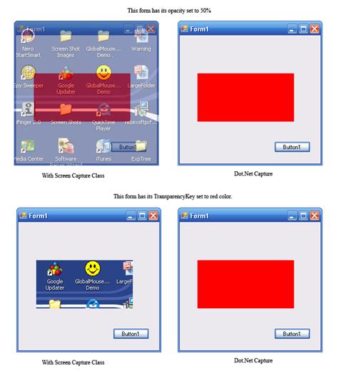 Screen Image Capture Class Vbforums