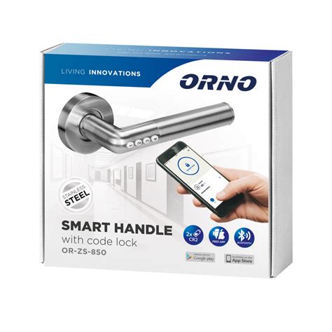 smart handle with code lock ip44 released with pin and bluetooth