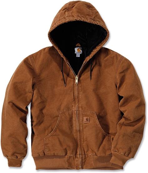 Carhartt Mens Sandstone Active Jacket At Amazon Mens Clothing Store