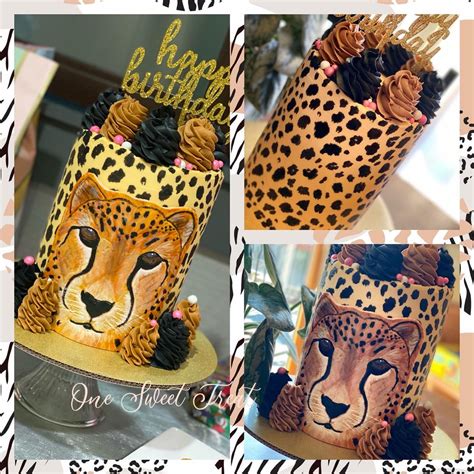 Cheetah Birthday Cake Beautiful And Amazing Cake Cheetah Cake Ideas