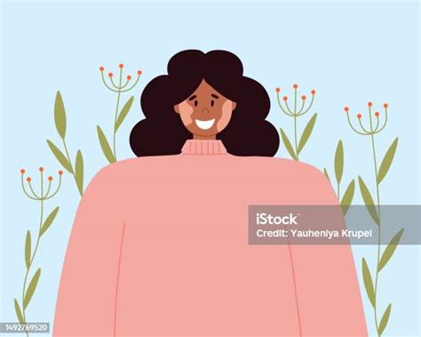 백반증 피부병을 앓고있는 여성은 자신의 외모를 받아들이고 자신을 사랑합니다 세계 백반증의 날 벡터 그림입니다 개념에 대한 스톡 벡터 아트 및 기타 이미지 Istock