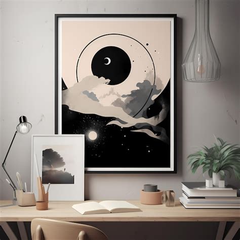 Premium Ai Image A Framed Poster Ai Generated