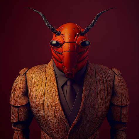 Bug Man With Mask