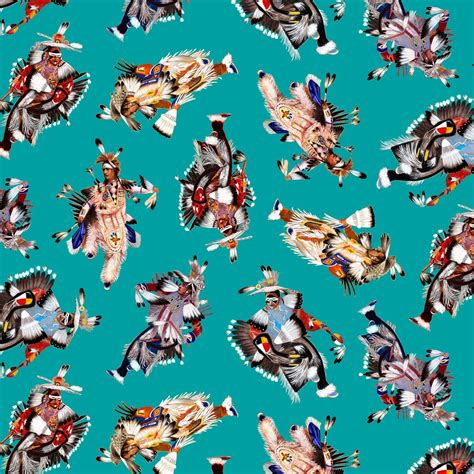 Es Pride 32004 Turquoise Pow Wow Dancers 756014996807