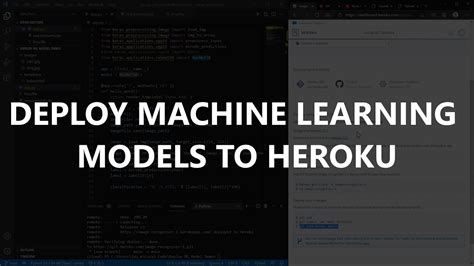 Deploy Machine Learning Models To Heroku With Flask Youtube