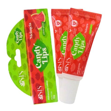 Isis Hidratante Labial Candy Balm Lips Melancia Distribuidora Jcf