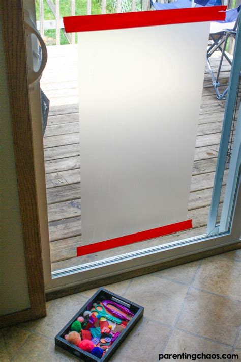 Scissor Skills Sticky Window Mural Parenting Chaos