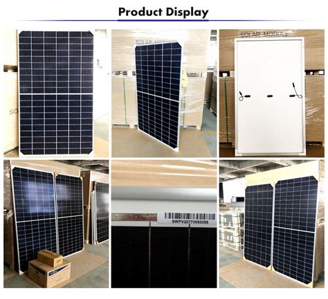 Sunway 144cells 182mm 550w Monocrystalline Perc Half Cell Solar Panel