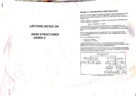 Dsu 101 Chapter 1 Introduction To Data Structures Lecture Notes