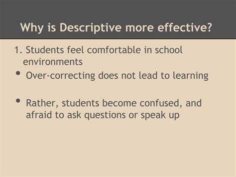 PPT Descriptive Vs Prescriptive Language Instruction PowerPoint Presentation ID