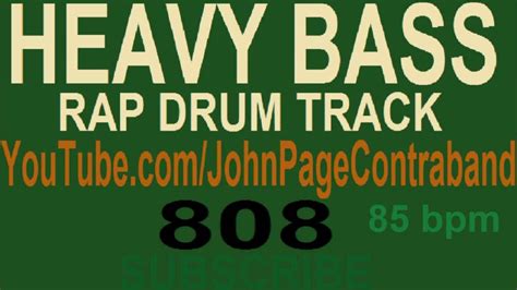 Heavy Bass Rap Hip Hop Drum Beat 85 Bpm Instrumental Freestyle Loud