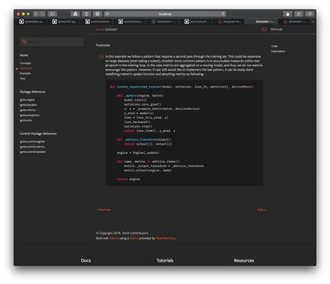 Switch Website Theme To Pytorch · Issue 625 · Pytorchignite · Github