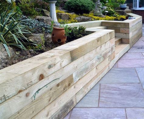 Retaining Wall Ideas Sleepers At Roy Chowdhury Blog