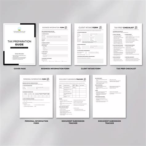 Tax Intake Forms Tax Client Intake Forms Tax Preparer Service