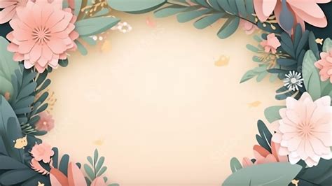 Flowers Plant Border Powerpoint Background For Free Download Slidesdocs