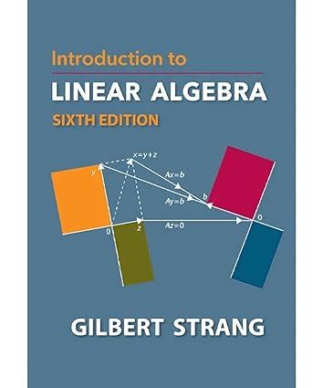 PDF Introduction To Linear Algebra 6th Edition By Gilbert Strang