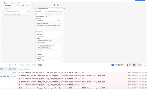 Error Adding Document To Text Embedding 3 Large Retool Vector
