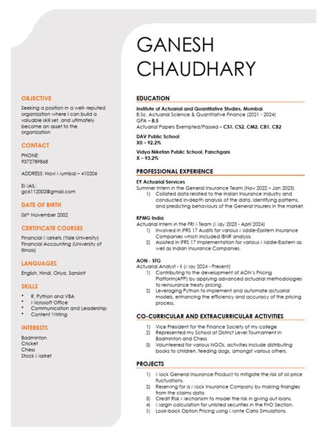 Ganesh Chaudhary Resume Updated Pdf