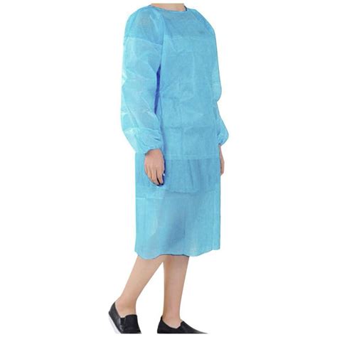 351020pcsdisposable Clothes Gown Overalls Green Grandado