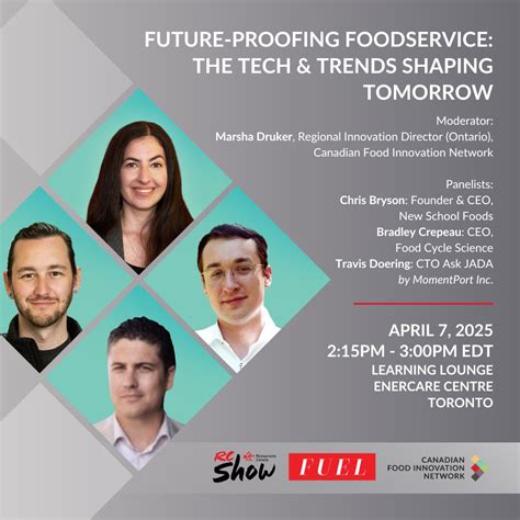 In Addition To Presenting Innovation Alley Cfin Is Bringing Even More Canadian Food