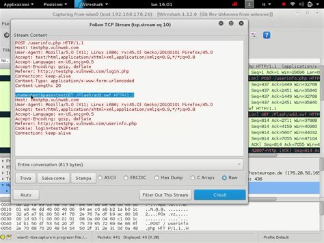 Schermata Da Arp Spoofing Hacker Web Security