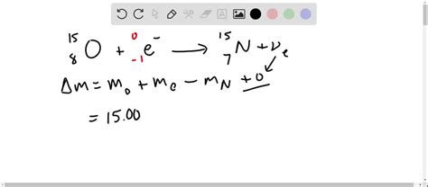 SOLVED A Write The Complete Reaction Equation For Electron Capture By