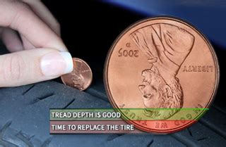 Tire Tread Penny Test