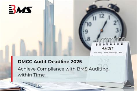 Dmcc Audit Deadline 2025 Achieve Compliance With Bms Auditing Within Time