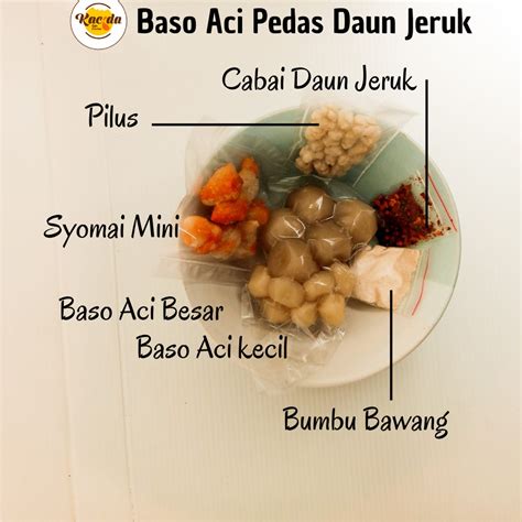 Jual Boci Baso Aci Instan Murah Pedas Daun Jeruk Spesial Khas Garut