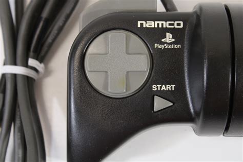 Namco Npc 104 Negcon Racing Controller Cord Damage Black Playstation