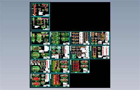 水库多级放水竖井放水塔结构钢筋图 Autocad 2013 模型图纸下载 懒石网