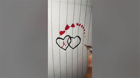 How To Draw A Heart Tetu Shortsvideo Drawing Youtube