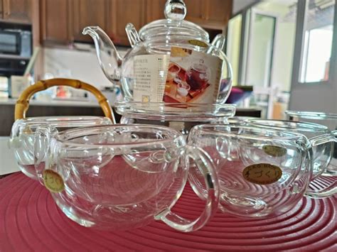 Chikao Glass Teapot Set Furniture And Home Living Kitchenware