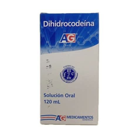 Dihidrocodeina Jarabe 242 Mgml Frasco X 120 Ml Ag