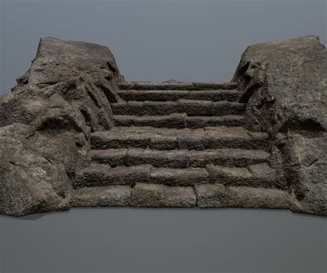 Artstation Rock Gate Game Assets