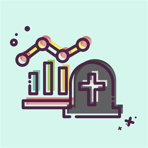 Icon Mortality Related To Seath Symbol Mbe Style Simple Illustration