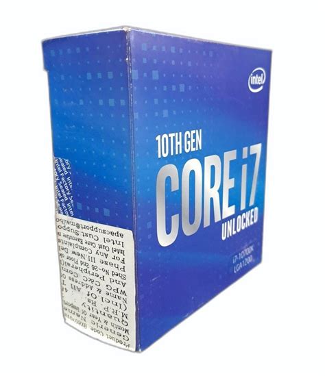 10 Gen Silver Intel Lga 1200 I7 Processor At ₹ 21239piece In Bengaluru