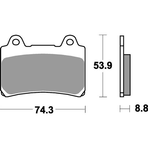 Sbs 613hf Frontrear Pads Ceramic Street