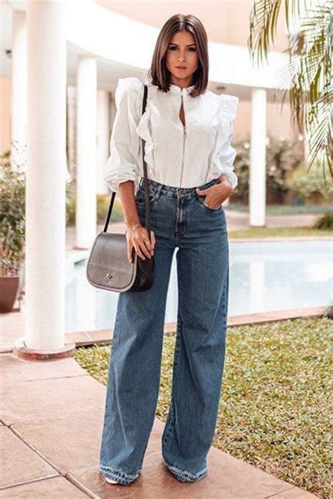 Calça Wide Leg 27 looks para inspirar seus looks Looks Calça